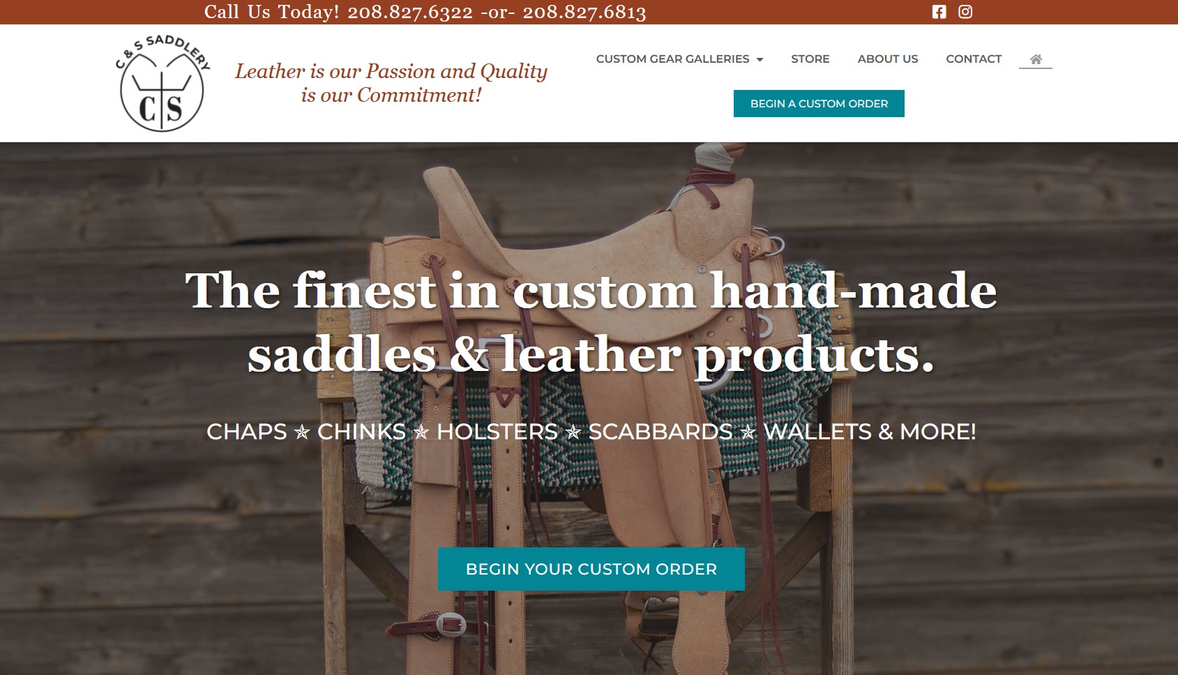 Custom Saddles & Leatherwork | Idaho Saddle Maker | Working Cowboy Saddles